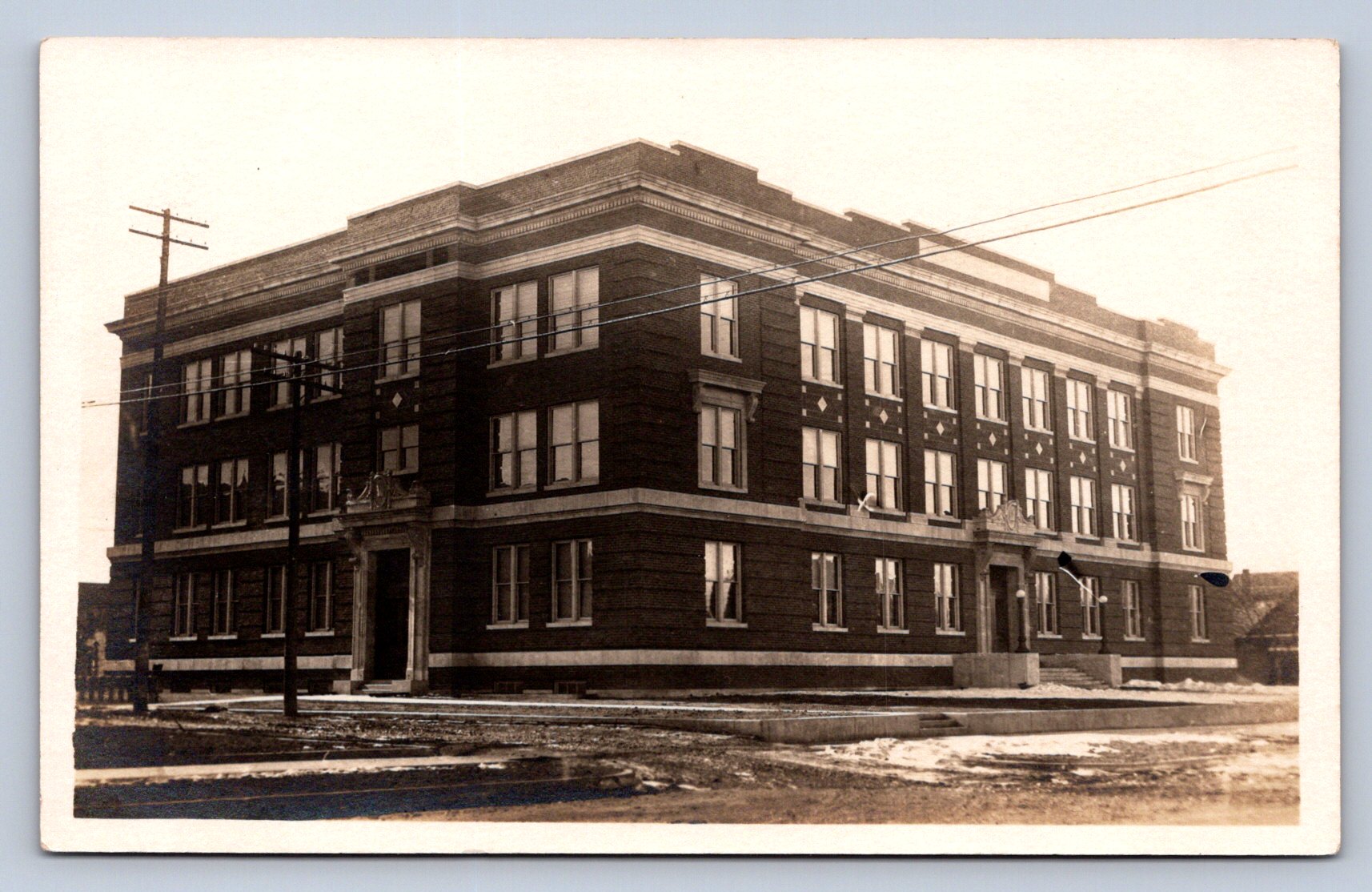 J94/ Newton Kansas RPPC Postcard c1910 Public School Building 29 | eBay